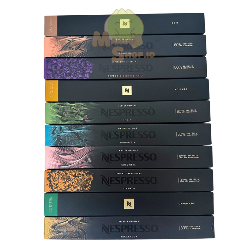 Jual Nespresso Coffee 10 Capsules (All Variants Available) | Shopee ...