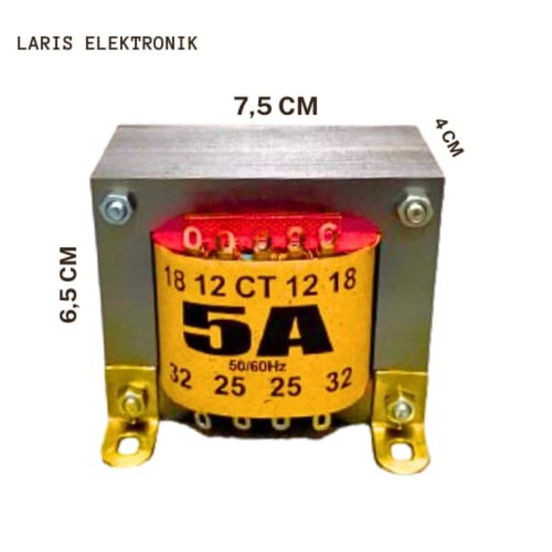 Jual TRAFO MERK YT-TRANFORMER 5A amper ct 32V kecil tembaga murni tanpa ...