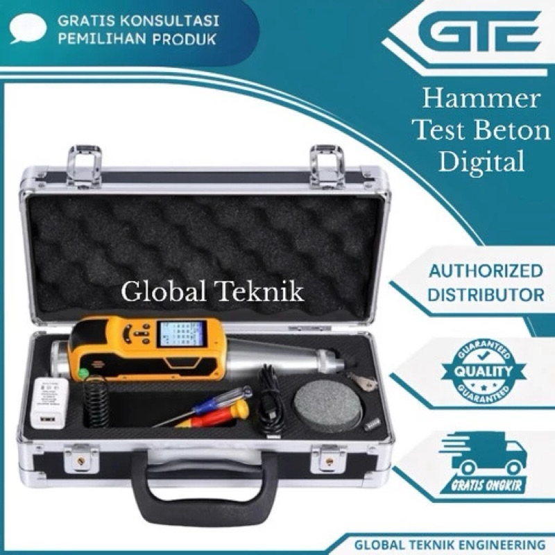 Jual hammer test digital hammer test beton digital - alat uji beton ...
