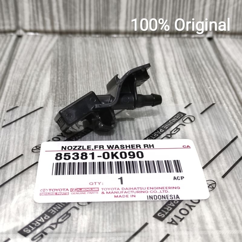 Jual Nozzle Washer Semprotan Air Wiper Toyota Fortuner VRZ Hilux Revo C ...