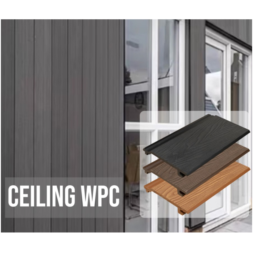 Jual Wall Cladding Ceiling WPC Plafon Dinding Wood Panel Outdoor Pagar ...