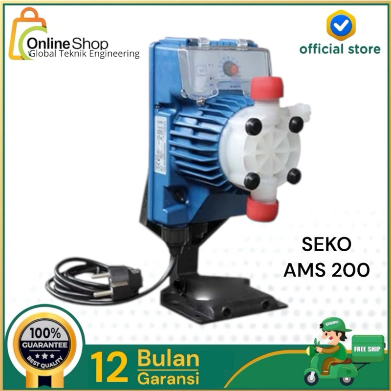 Jual Dosing Pump SEKO AMS 200 pompa dossing chemical Seko Dosing pump ...