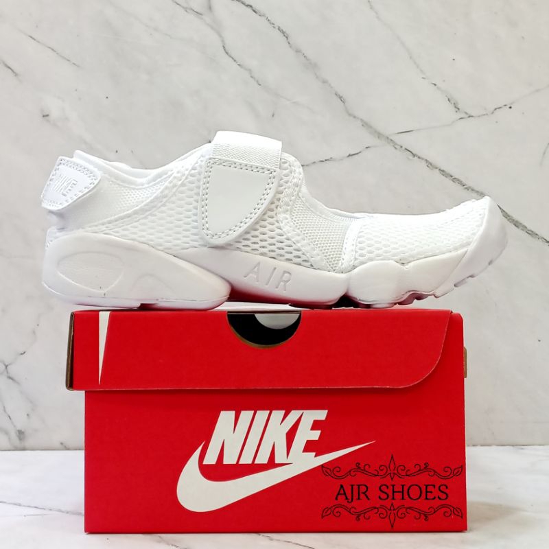 Jual NIKE AIR RIFT BREATHE NINJA FULLWHITE | Shopee Indonesia