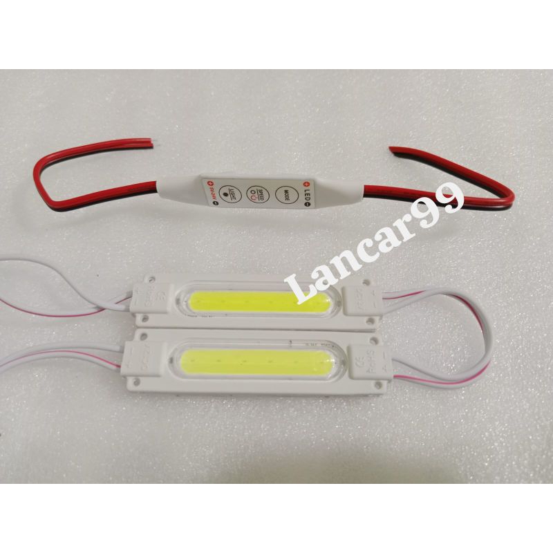 Jual LAMPU LED COB PLASMA DC 12 VOLT PAKET MODUL WATERPROOF UNTUK MOTOR ...