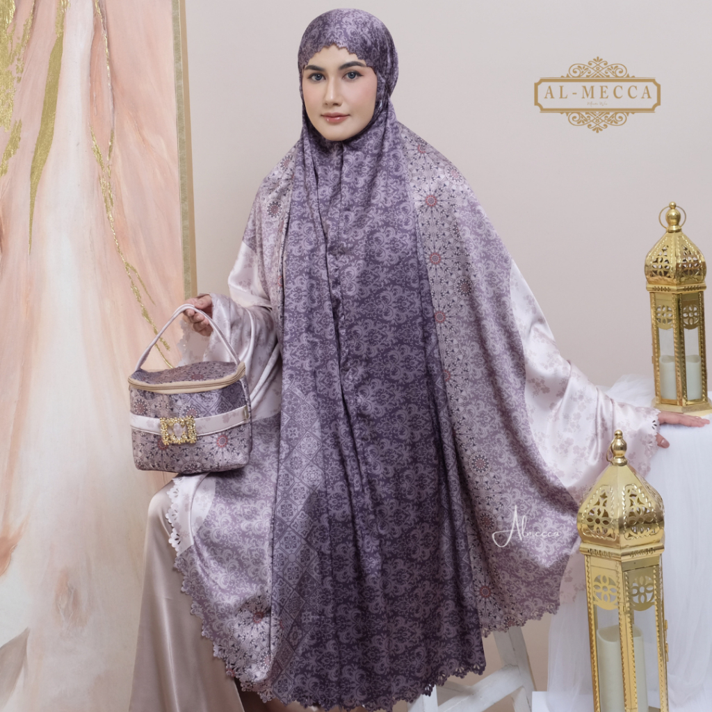 Jual ALMECCA - Mukena Dewasa 2IN1 Silk Asyfa Series | Shopee Indonesia