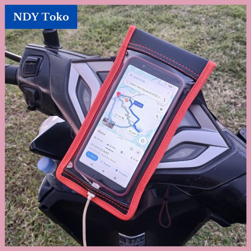 Jual Holder HP Motor Tas HP Motor Tas Ojek Online Tas Gojek Tas Grab Waterproof Multifungsi Anti ...