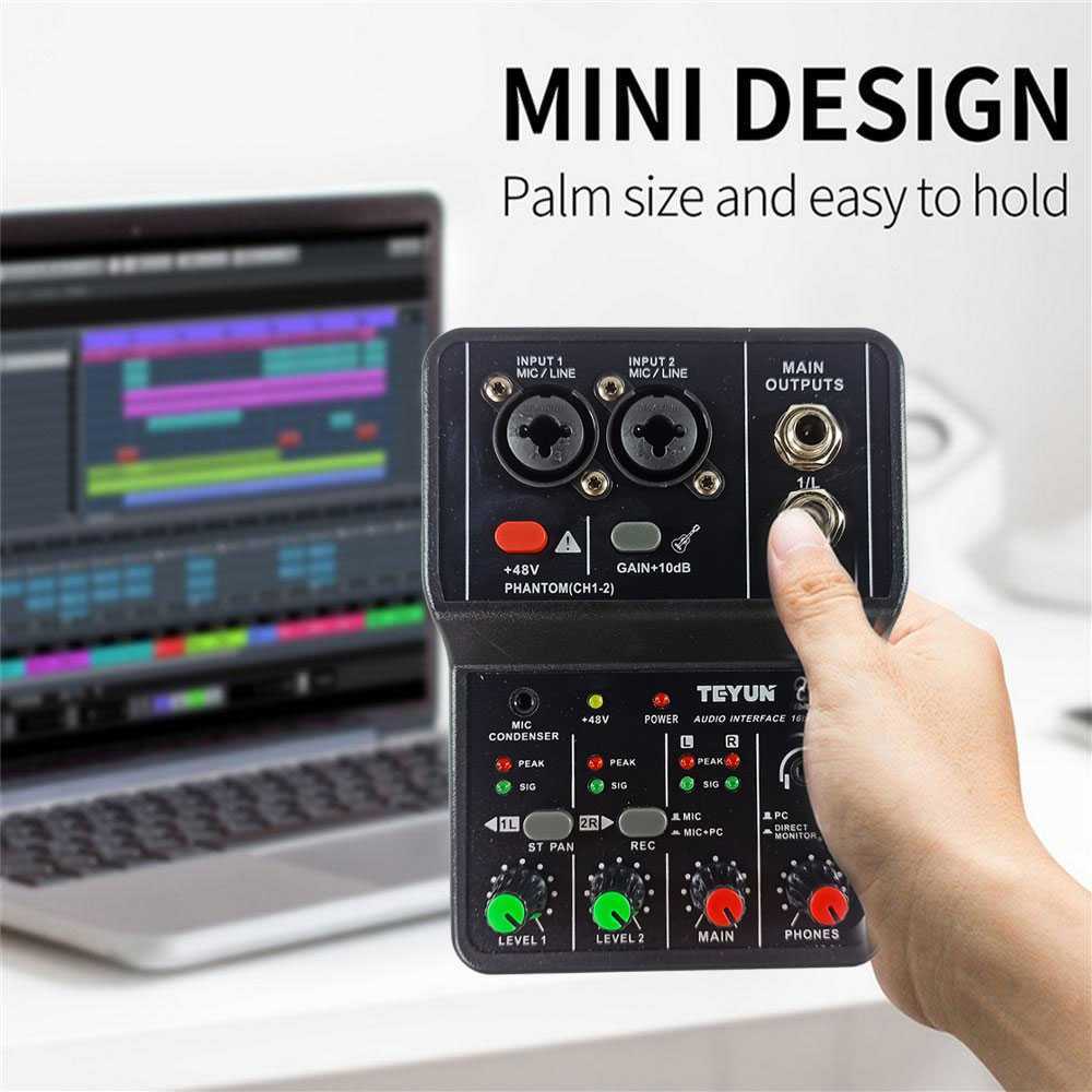 Jual Q-12 Premium Soundcard Digital Recording USB MIXER / Sound Card ...