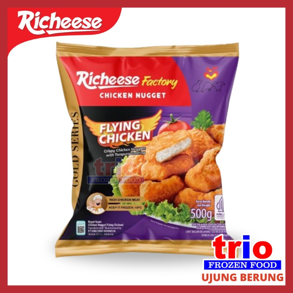 Jual RICHEESE FACTORY FLYING CHICKEN NUGGET 500GR | Shopee Indonesia