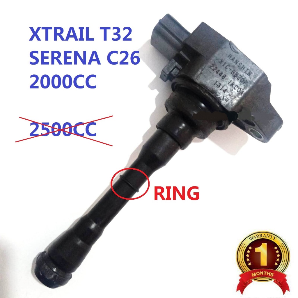 Jual Serena C26 Xtrail T32 2.0 Coil Koil NISSAN 2000cc ignition plug ...