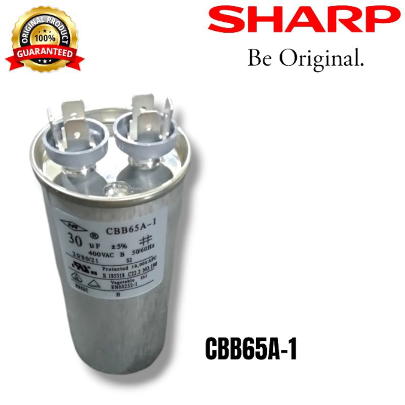 Jual KAPASITOR AC SHARP 30uf ASLI ORIGINAL | Shopee Indonesia