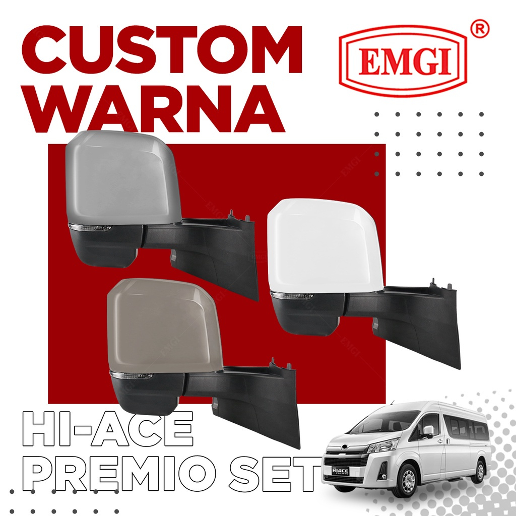 Jual EMGI - Spion Mobil HI ACE Premio 2019 (set) Lipat Lampu - 74723 ...