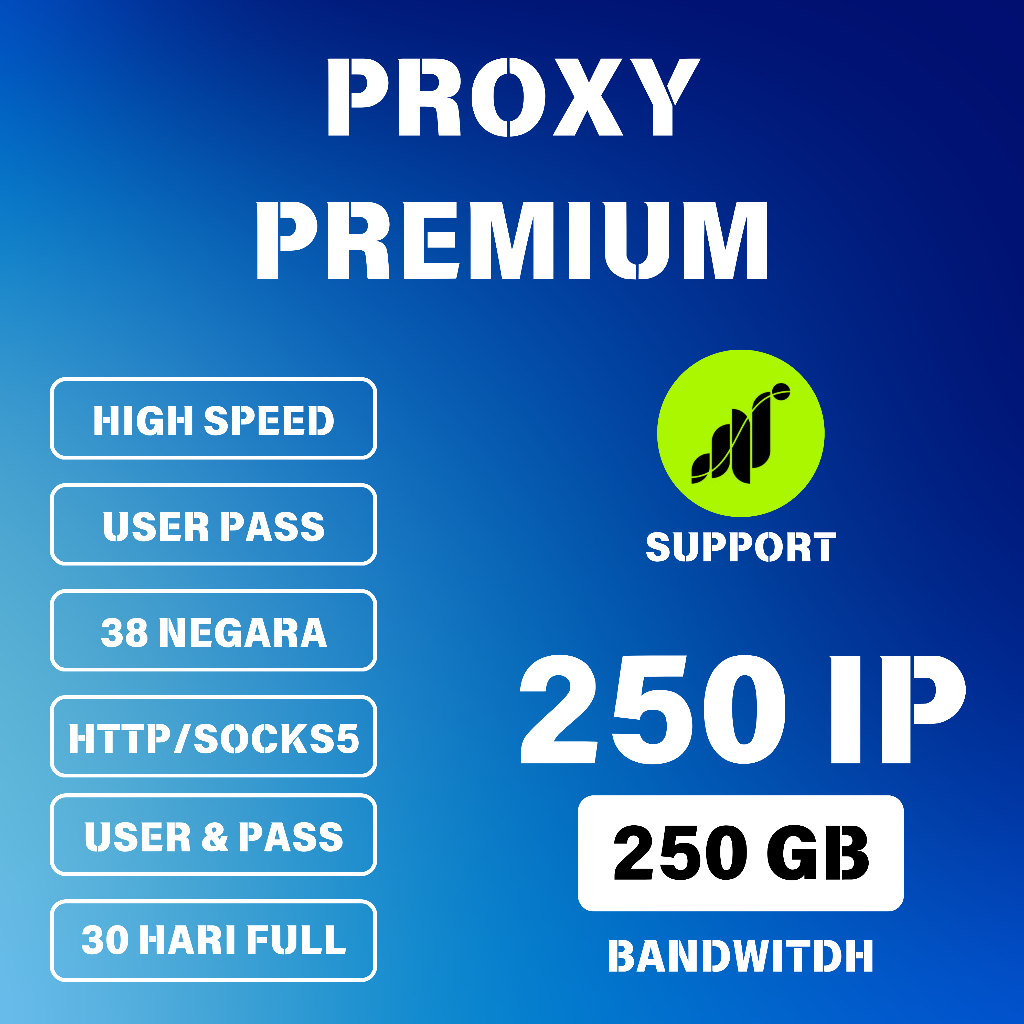 Jual Proxy Premium High Speed Support Grass | Shopee Indonesia