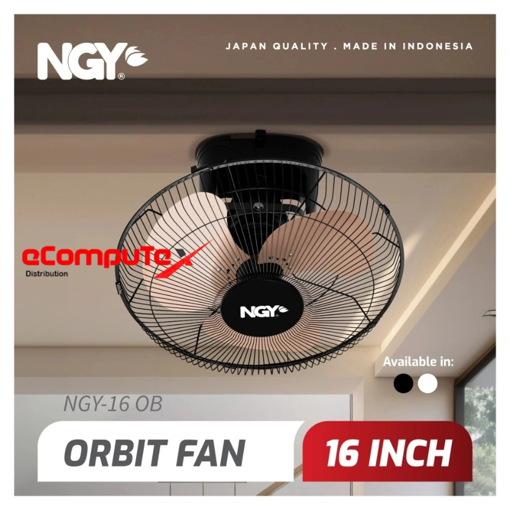Jual FAN PLAFON NGY 16" INCH ORBIT OBF-16 / KIPAS ANGIN GANTUNG I6 INCI ...