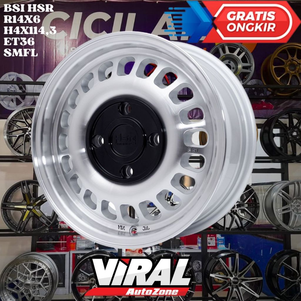 Jual HSR BSI RING 14 R14 UNTUK VELG MOBIL COLT , CARRY FUTURA , ATOZ ...