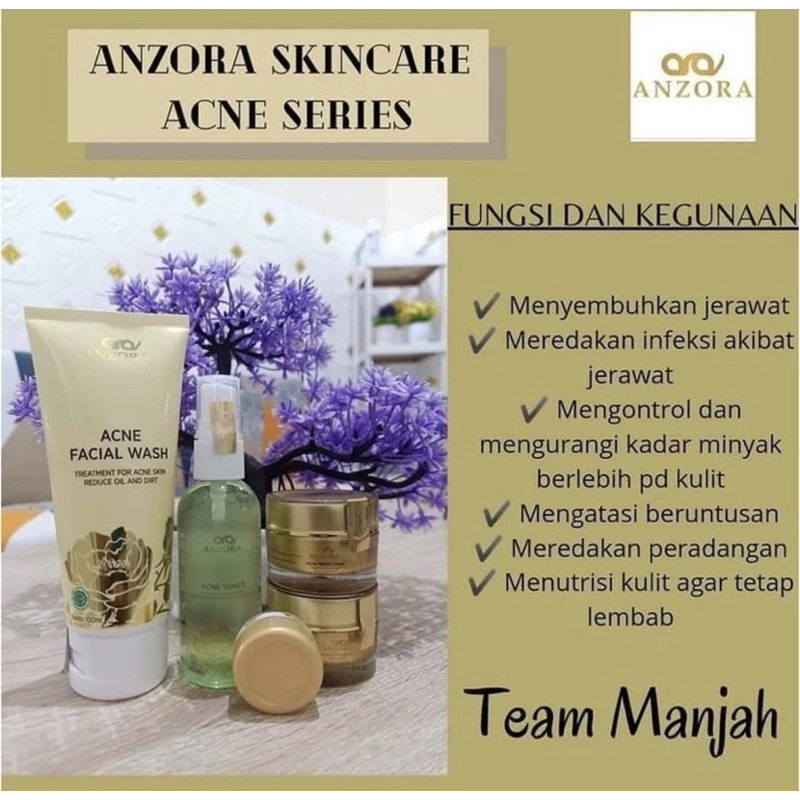 Jual Cream Anzora Skincare Acne Series | Shopee Indonesia
