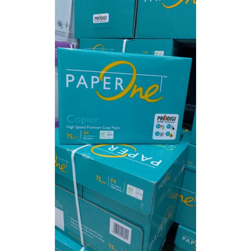 Jual Kertas HVS paper one A4 75 gram 1 rim (500 sheet) | Shopee Indonesia