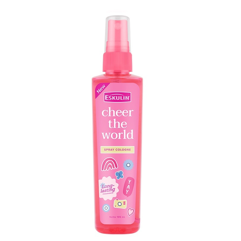 Jual ESKULIN CHEER THE WORLD SPRAY COLOGNE 105ML | Shopee Indonesia