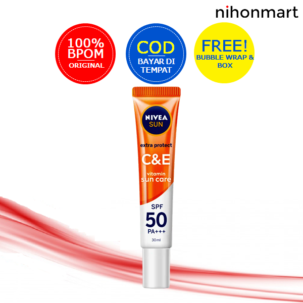 Jual Nivea Extra Protect C&E Vitamin Sun Care (SPF 50) 30ml | Shopee ...