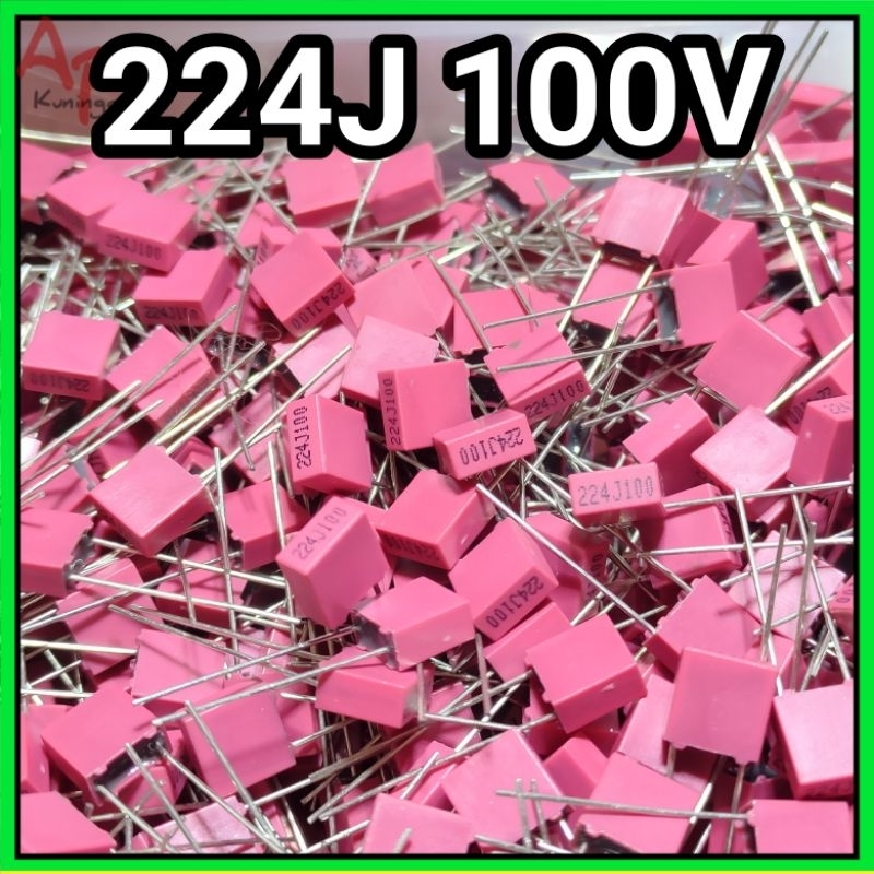 Jual capacitor mkm kapasitor 220n 224j 224 kualias bagus | Shopee Indonesia
