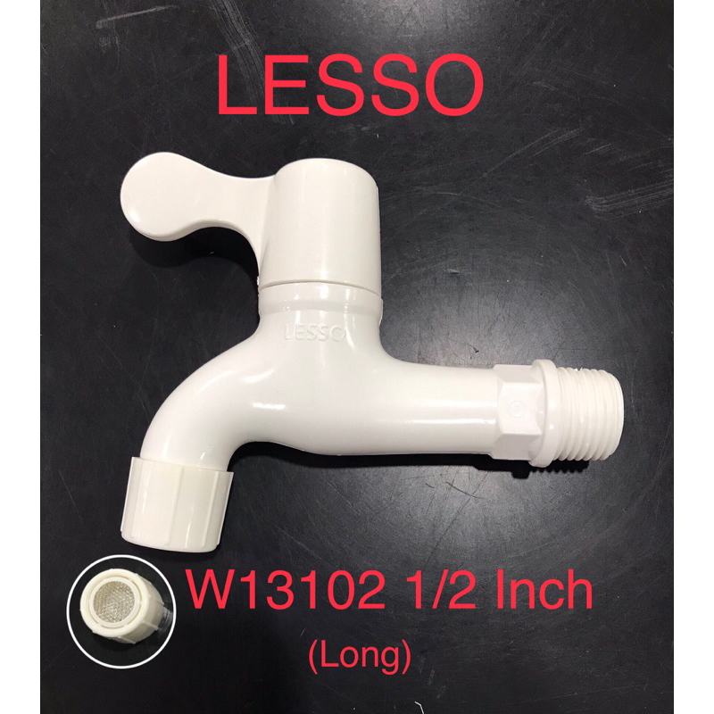 Jual Keran Air LESSO PVC W13102 (Long) 1/2 Inch | Shopee Indonesia