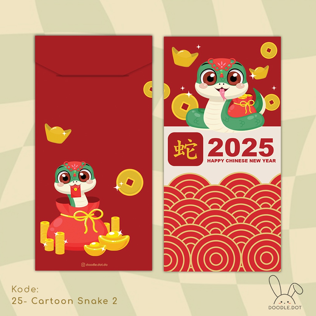 Jual Angpao 25 - Cartoon Snake | Shopee Indonesia