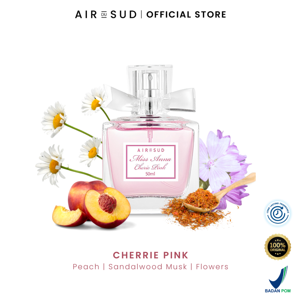 Jual AIR DU SUD Miss Anna Cherie Pink Parfume Eau De Cologne 50ml ...