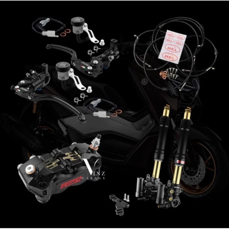 Jual Paket Pengereman Nmax Turbo By RPD // Paket Master Rem RPD Nmax ...