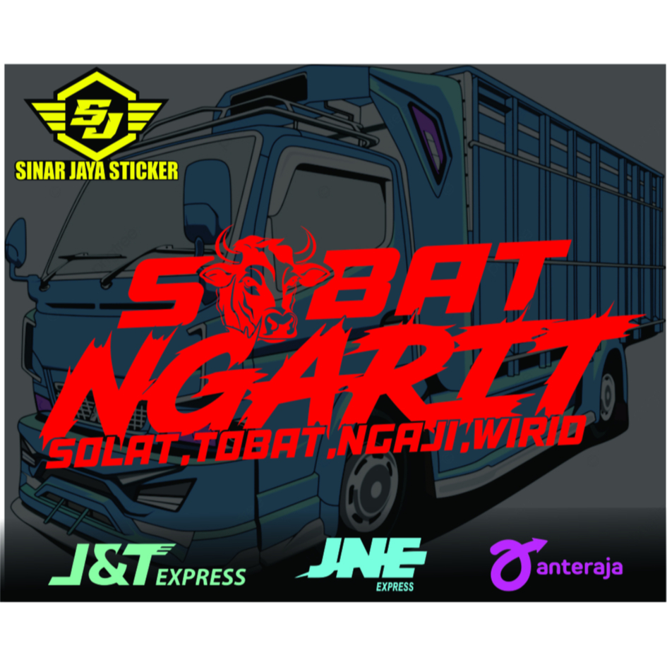 Jual promo stiker cuting viral mas iyun sobat ngarit desain terbaru | Shopee Indonesia