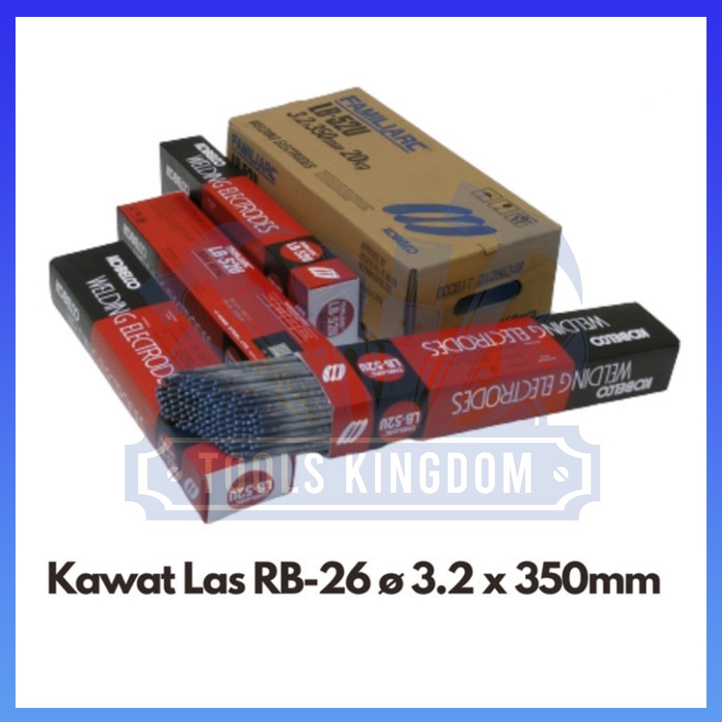 Jual Kawat Las KOBE STEEL RB-26 2,6mm (harga per pak 5 kg) KOBE STEEL Kawat Las 2,6mm - Welding ...