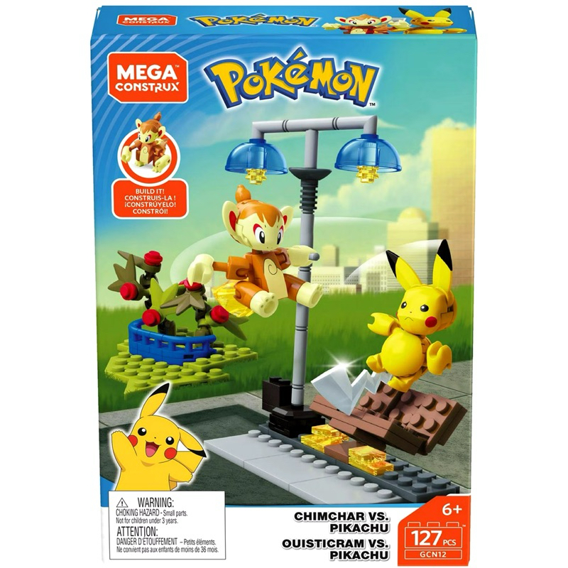 Jual Mega Construx Pokemon Chimchar vs Pilachu Original Fisherprice ...