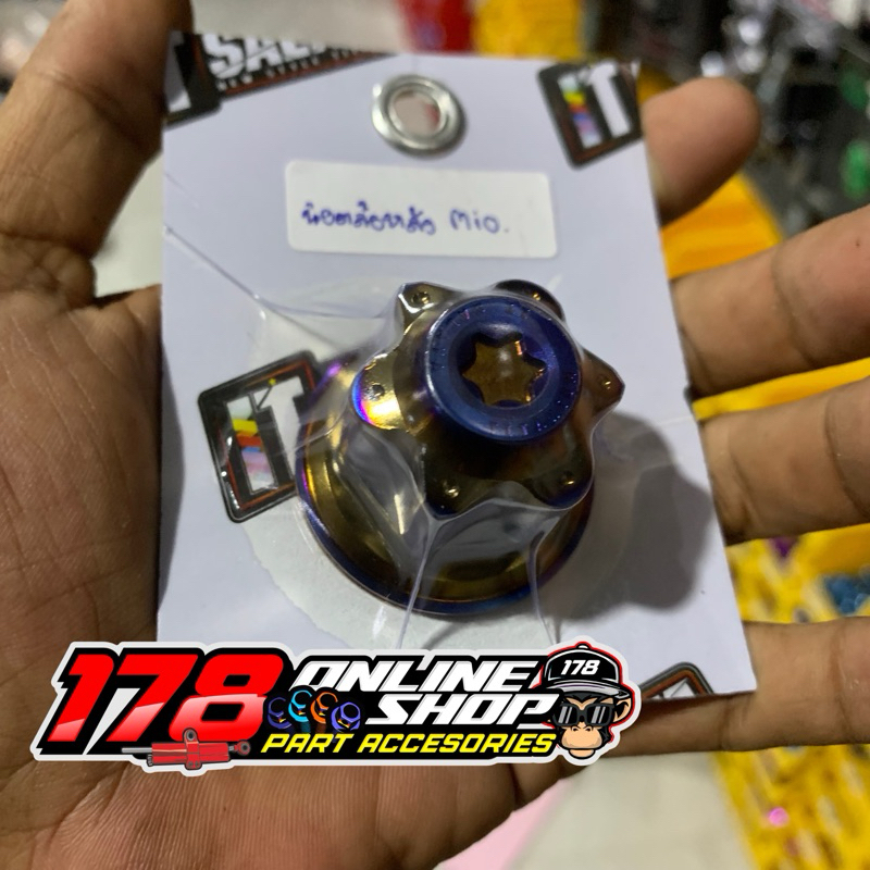 Jual mur roda belakang mio titanium burn original itsalaya | Shopee ...