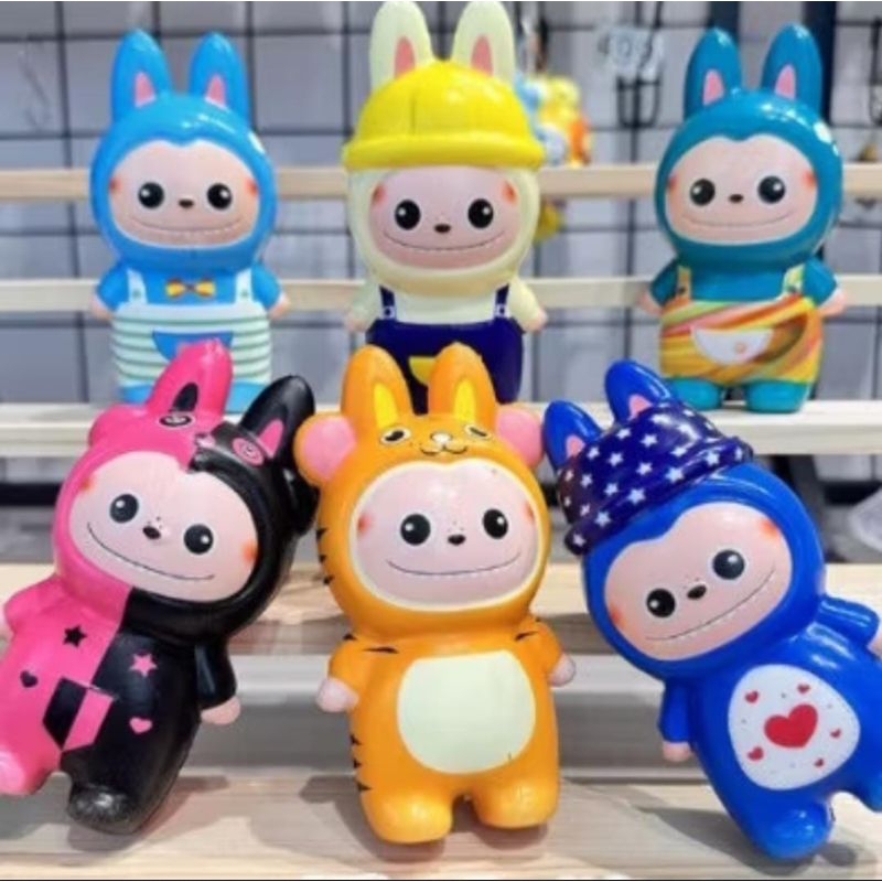 Jual Labubu | Squishy Labubu | Labubu viral | Gantungan kunci labubu ...