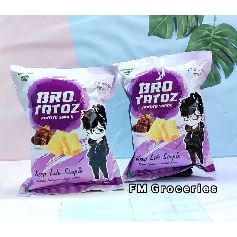 Jual Brotatoz Potato Snack isi 10 pack | Halal Kikoya Snack | Shopee ...