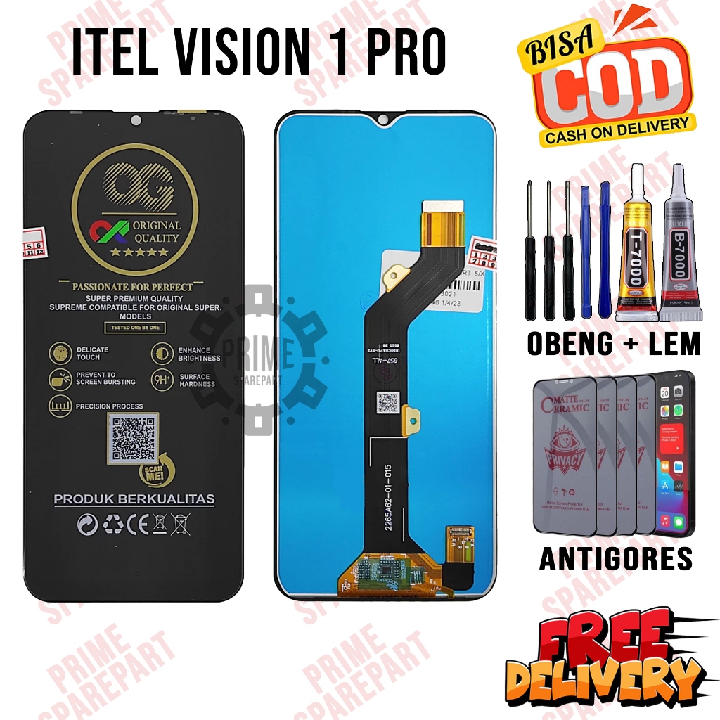 Jual Lcd VISION 1 PRO Original Oem Lcd Touchscreen VISION 1 PRO Fullset ...