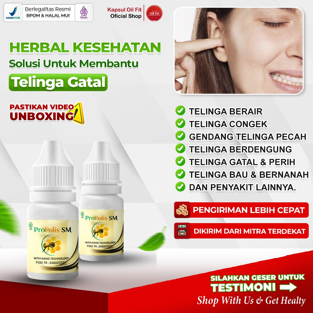 Jual Obat Tetes Telinga Berair Congek Bernanah Dan Bau Telinga Keluar ...
