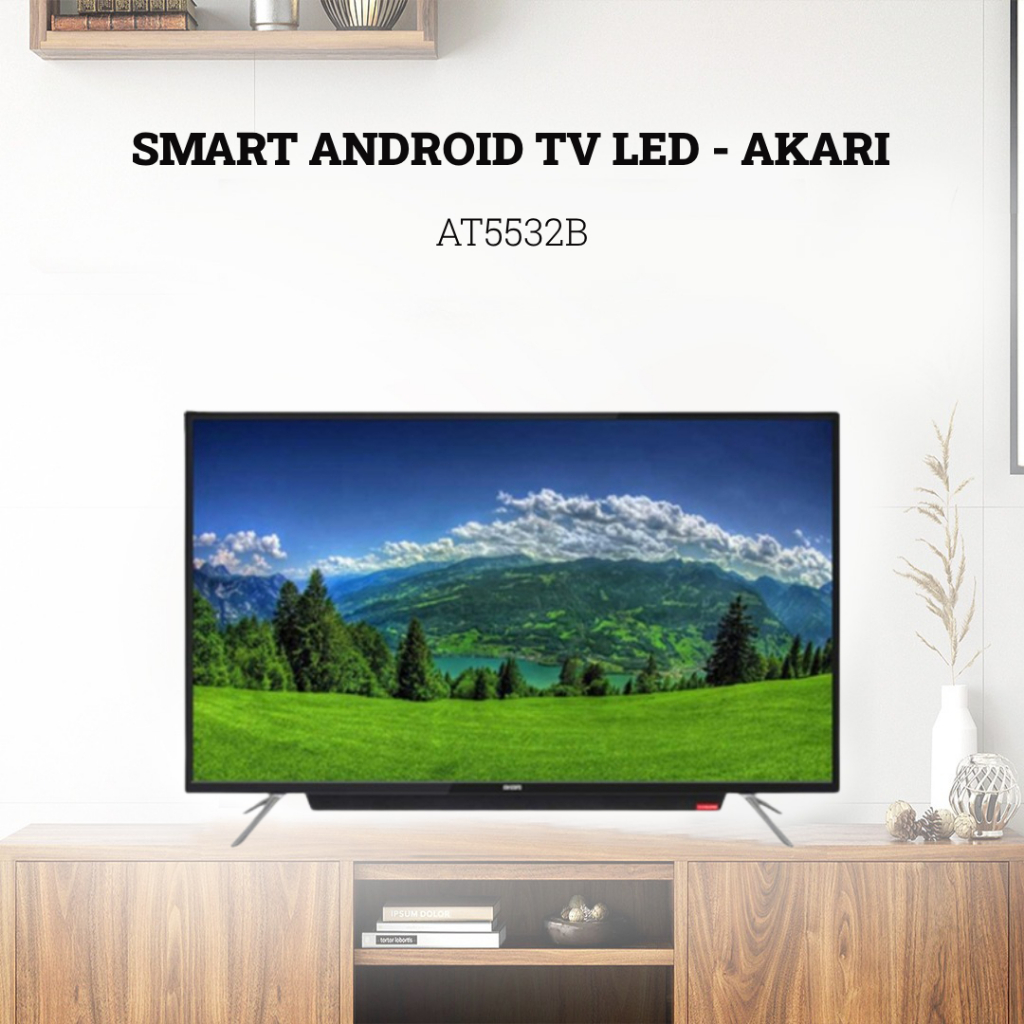 Jual AKARI TV LED Android TV 32 inch AT5532B | Shopee Indonesia