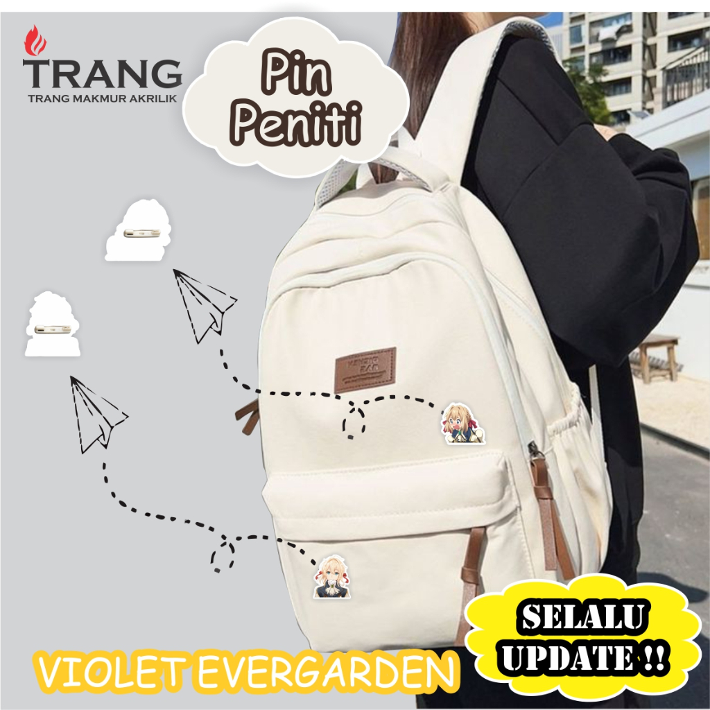 Jual Pin Bross Akrilik Violet Evergarden / Pin Acrylic Violet ...