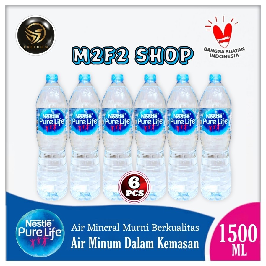 Jual Air Mineral Nestle Pure Life Botol Besar - 1500 ml | 1,5 liter ...
