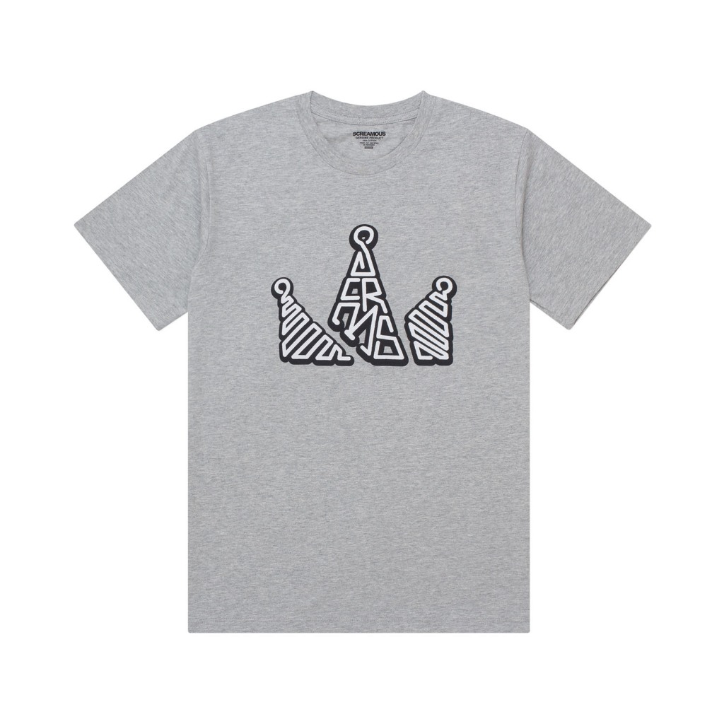 Jual Screamous Kaos T-Shirt CROWN CURVED MISTY | Shopee Indonesia