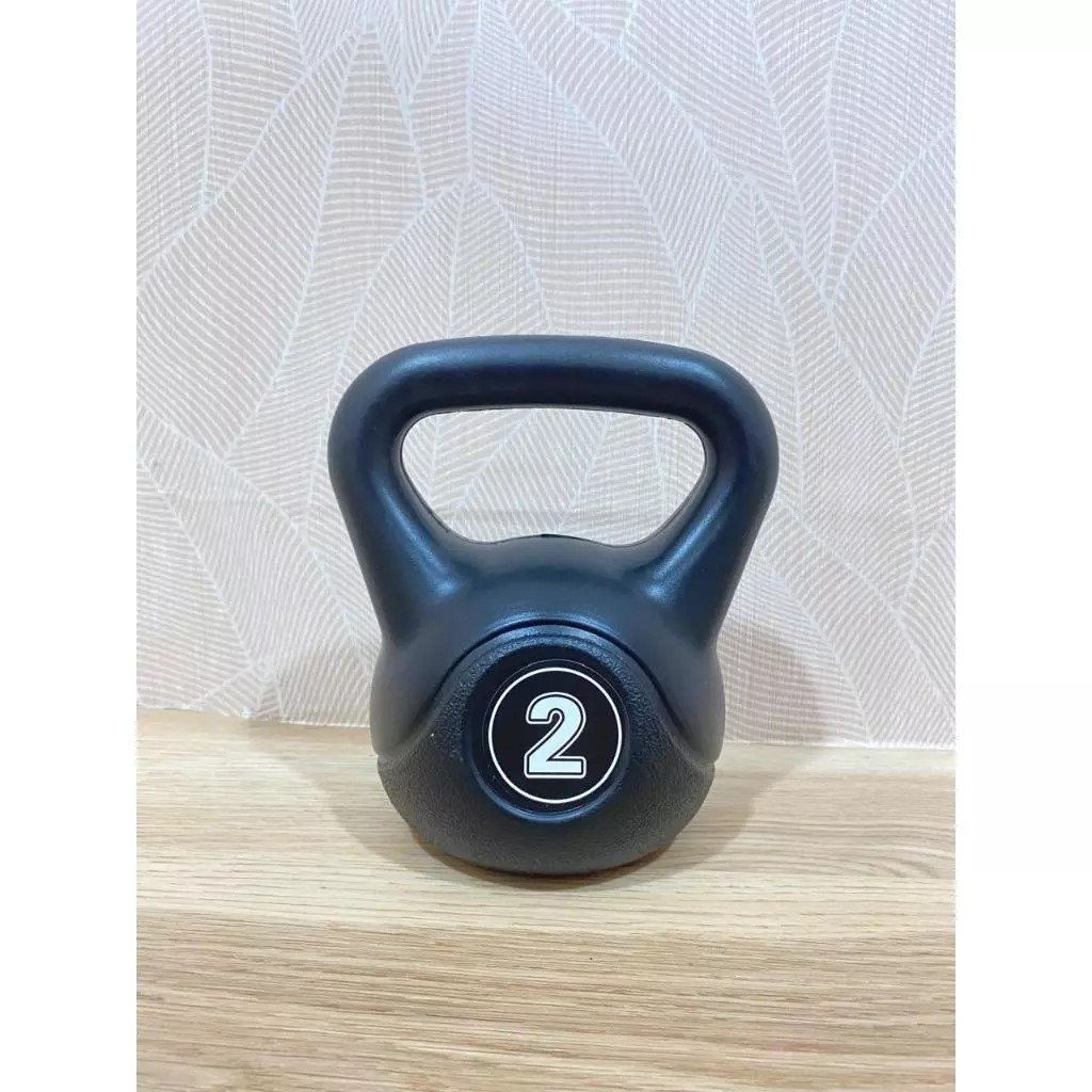Jual KB02 KettleBell 2 KG Barbell 2 KG / Dumbell 2kg Weight Lifting Barbel Dumbell 2kg Kettle ...