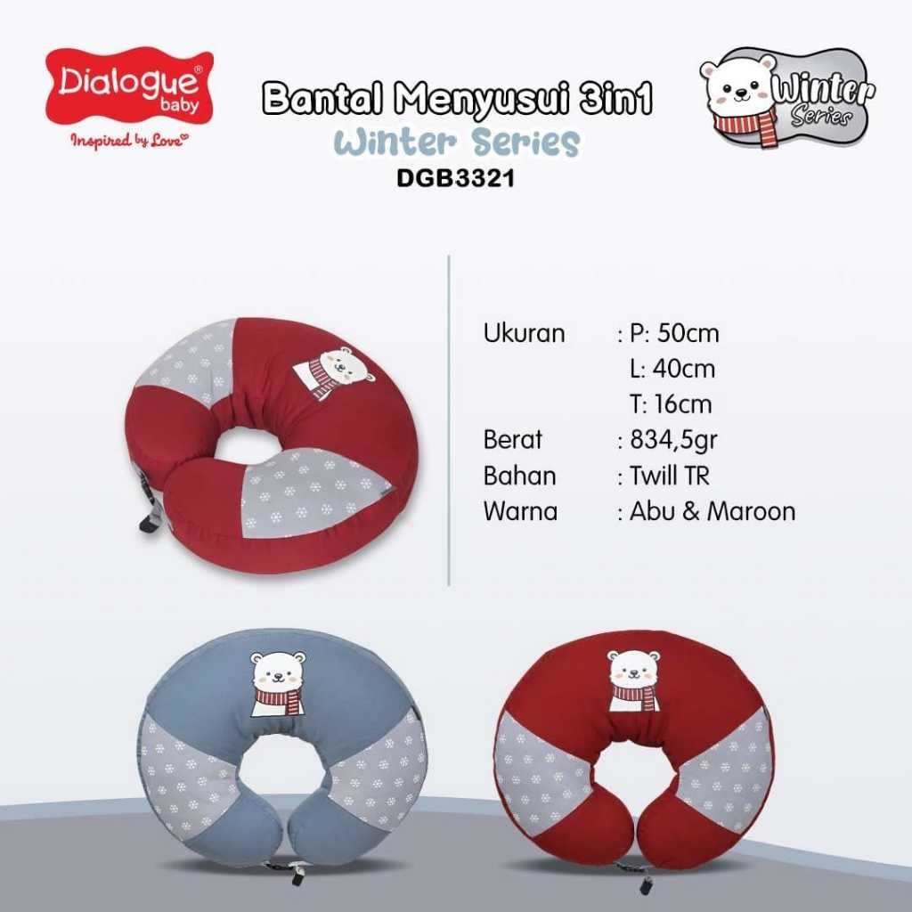 Jual Dialogue Baby Bantal Menyusui 3 in 1 Bearie Series - DLB4319 / Deerly Series DGB 3311 ...