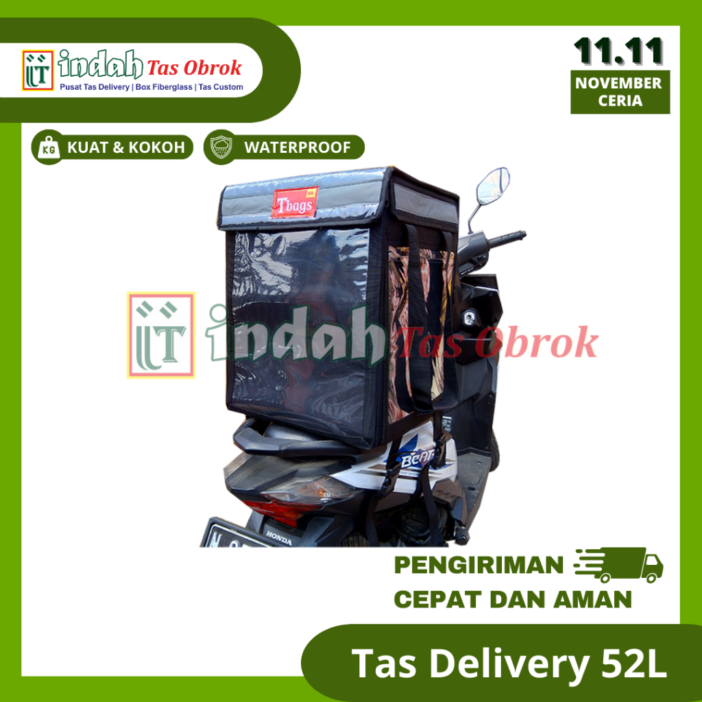 Jual INDAH Tas Obrok - Tas Delivery Makanan Pakai Lapisan Foil Box ...