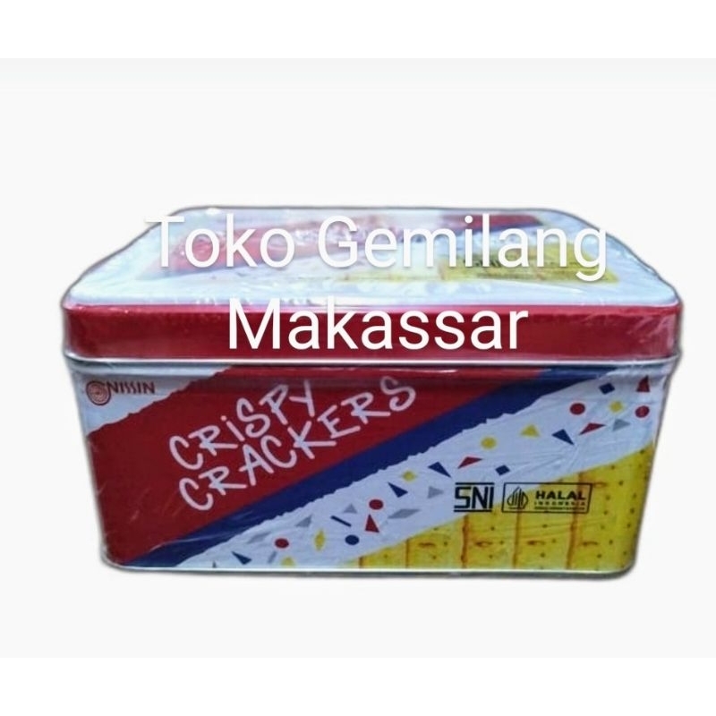 Jual Nissin Crispy Crackers Kaleng 750 gram | Shopee Indonesia