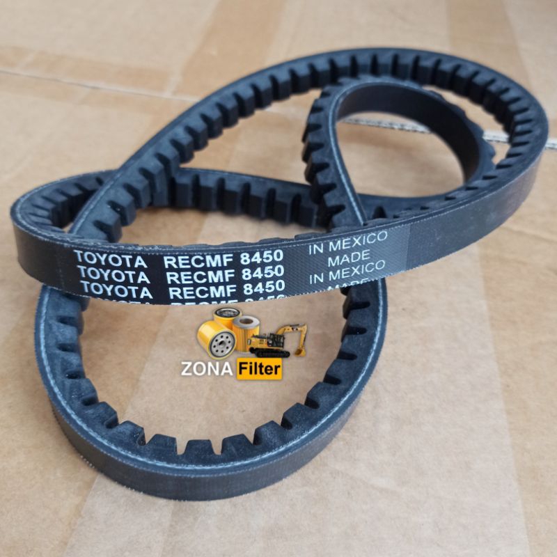 Jual Fan belt Forklift Toyota Vanbelt RECMF 8450 V-Belt 8FD20/25/30 ...