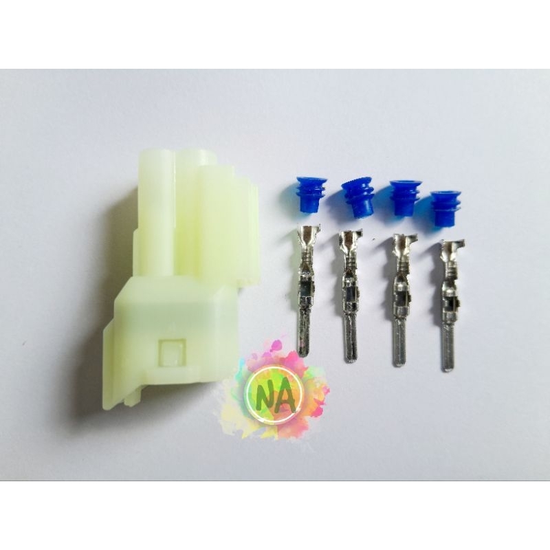 Jual soket DLC honda 4 pin socket DLC reset honda & kawasaki 4 pin ...