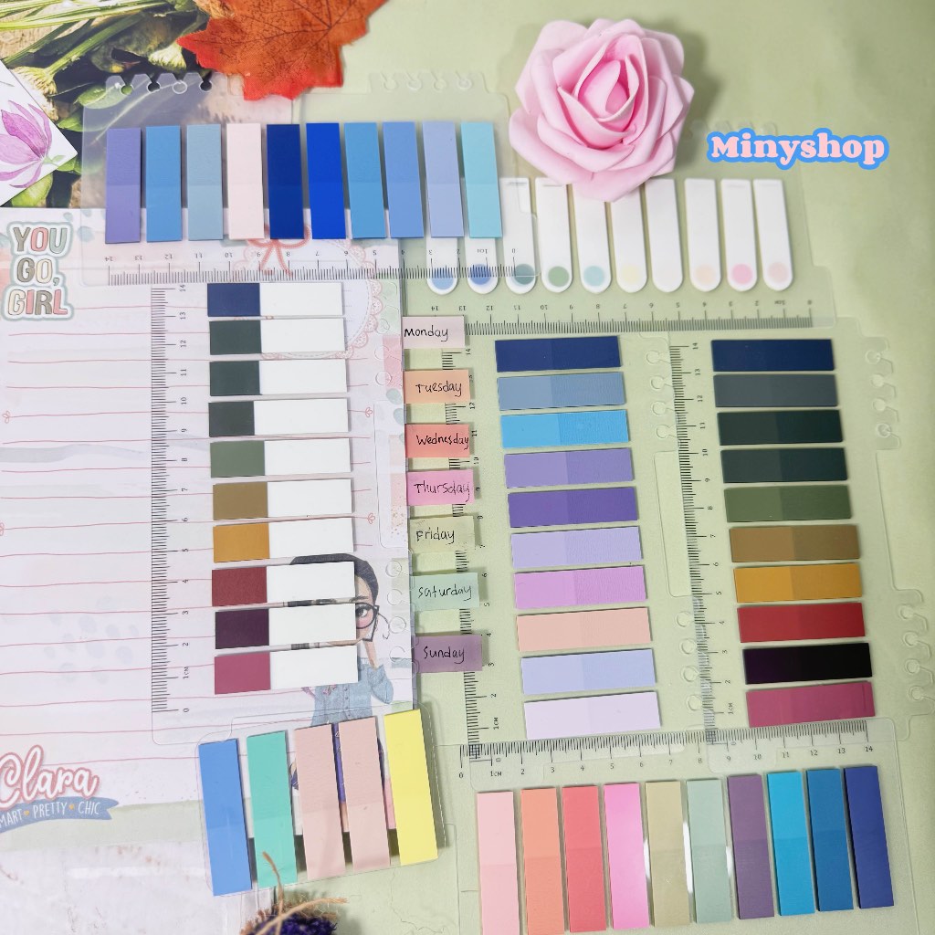 Jual Sticky Note 200 Lembar Penanda Buku Pembatas Halaman Kertas Warna ...