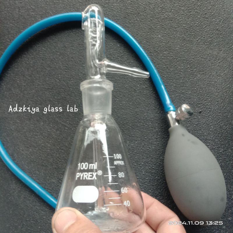 Jual Sprayer kit erlenmeyer pyrex 100ml / Reagen sprayer erlenmeyer ...