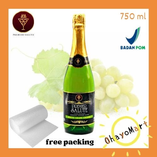 Jual Premier Salute White grape sparkling drinks / Sparkling juice / Minuman berkarbonat rasa ...