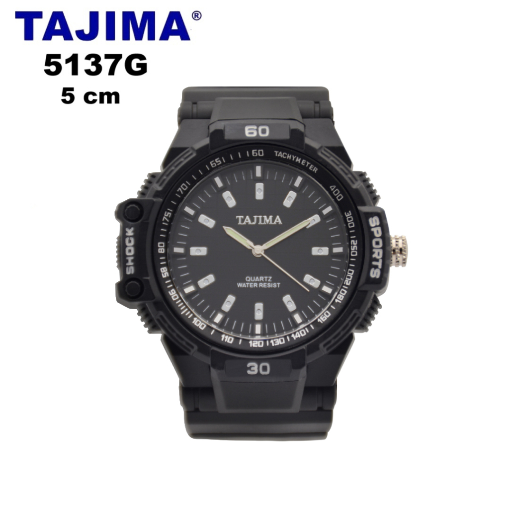 Jual TAJIMA Jam Tangan Pria Analog Sports 5137 Original Garansi 1 Tahun ...