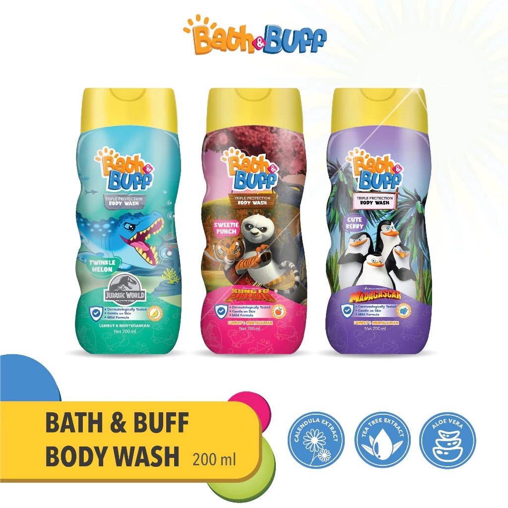 Jual Bath & Buff Body Wash 200ml / Bath & Buff Shampoo and Conditioner 200ml | Shopee Indonesia